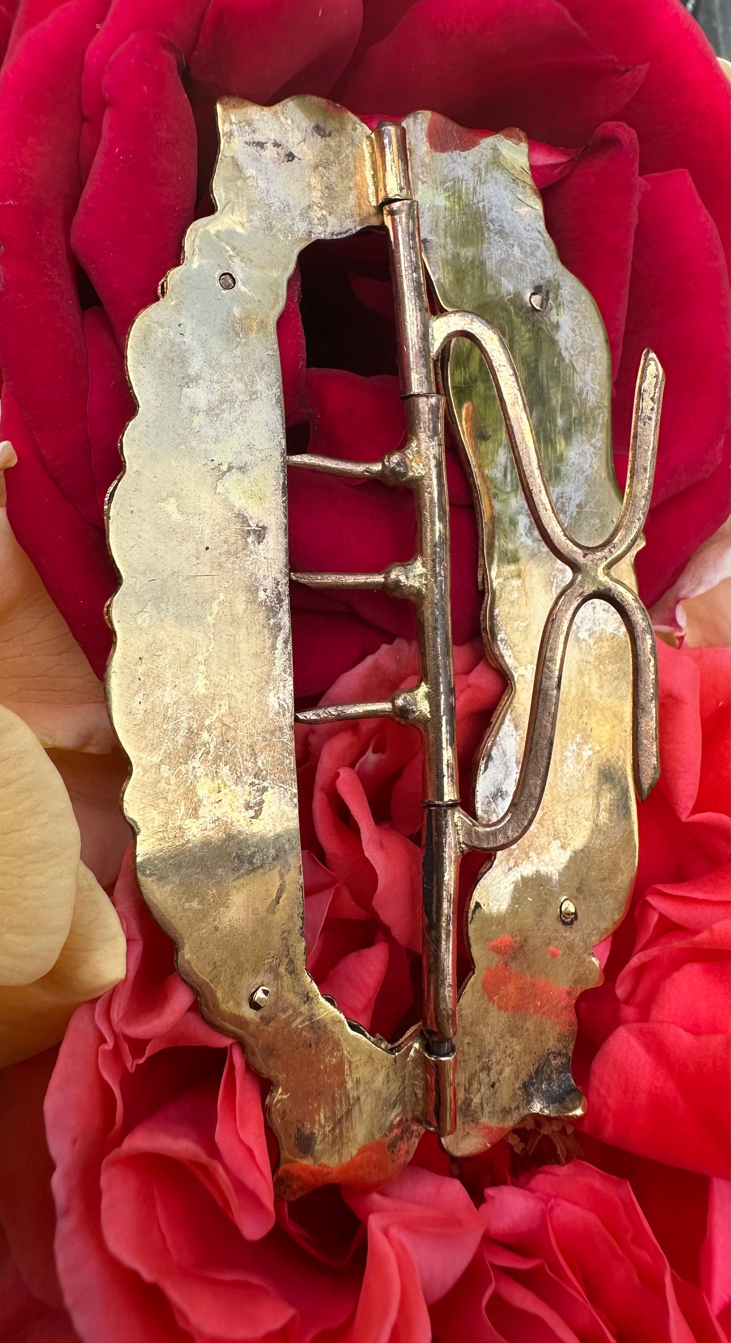 French Art Nouveau Gold-Filled Belt Buckle – Charmantiques