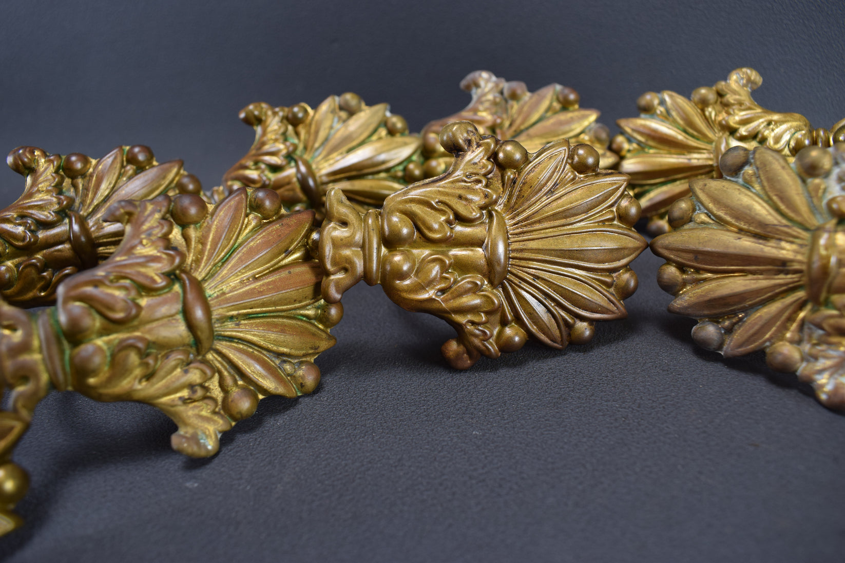 Set of 14 Antique Curtain Rod Rings Drapery – Charmantiques