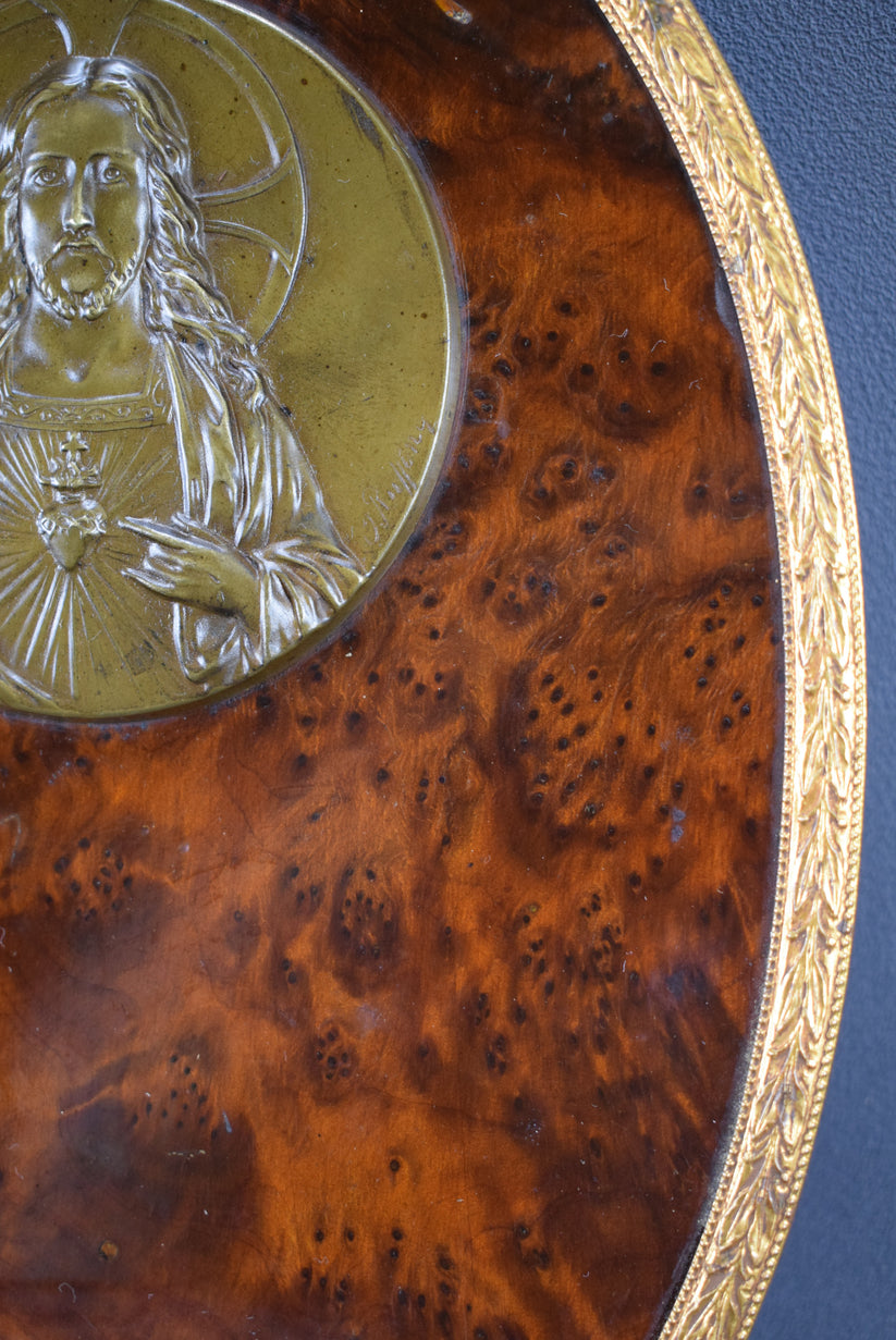 French Antique Jesus Cared Heart Holy Water Font Louis XVI – Charmantiques