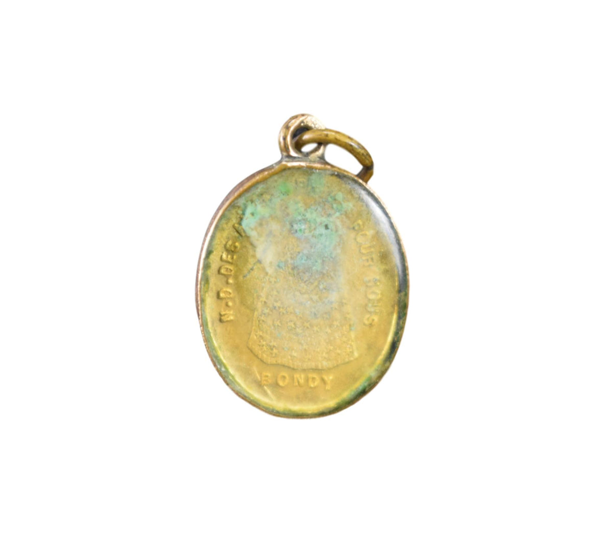 Pilgrimage Souvenir Bondy Virgin Mary Medal Pendant – Charmantiques