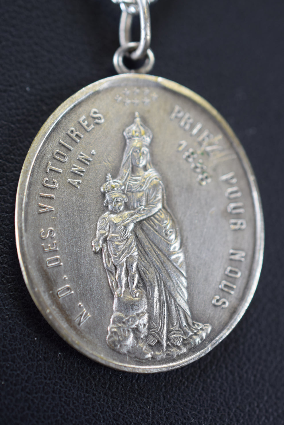 Our Lady of Victory Medal Madonna & Child Pendant – Charmantiques