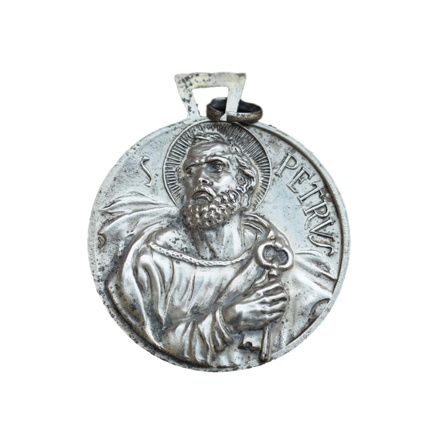 Saint Peter & Pope John XXIII Large Medal – Charmantiques