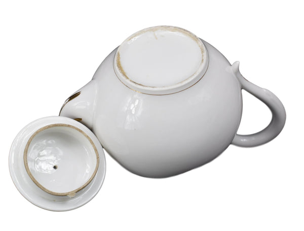 French 19th.C Hand Painted Paris Porcelain Round Tea Pot – Charmantiques